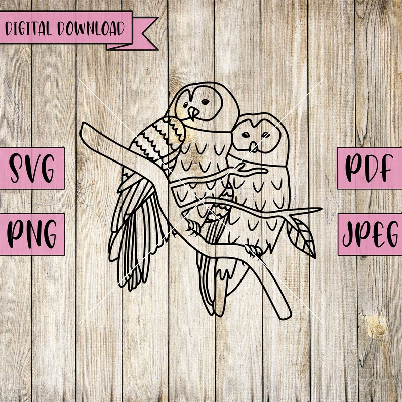 Owls Svg Owl Svg Animal Decal Bird Svg Owl Decor Animal | Etsy