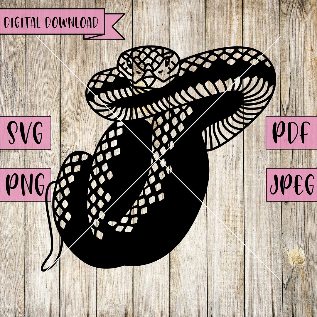 Snake Svg, Cobra Snake Svg, Reptile Svg, Snakes Svg, Snake Decal ...