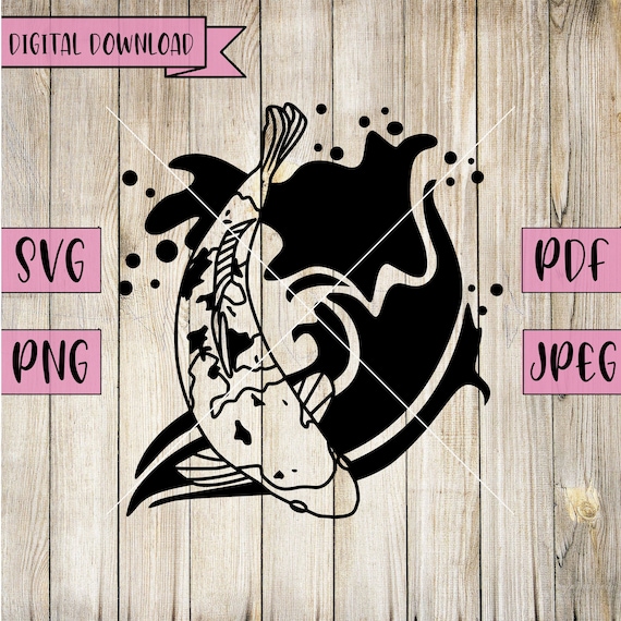 Koi Svg Koi Fish Clipart Koi Fish Decal Koi Fish Svg - Etsy Australia