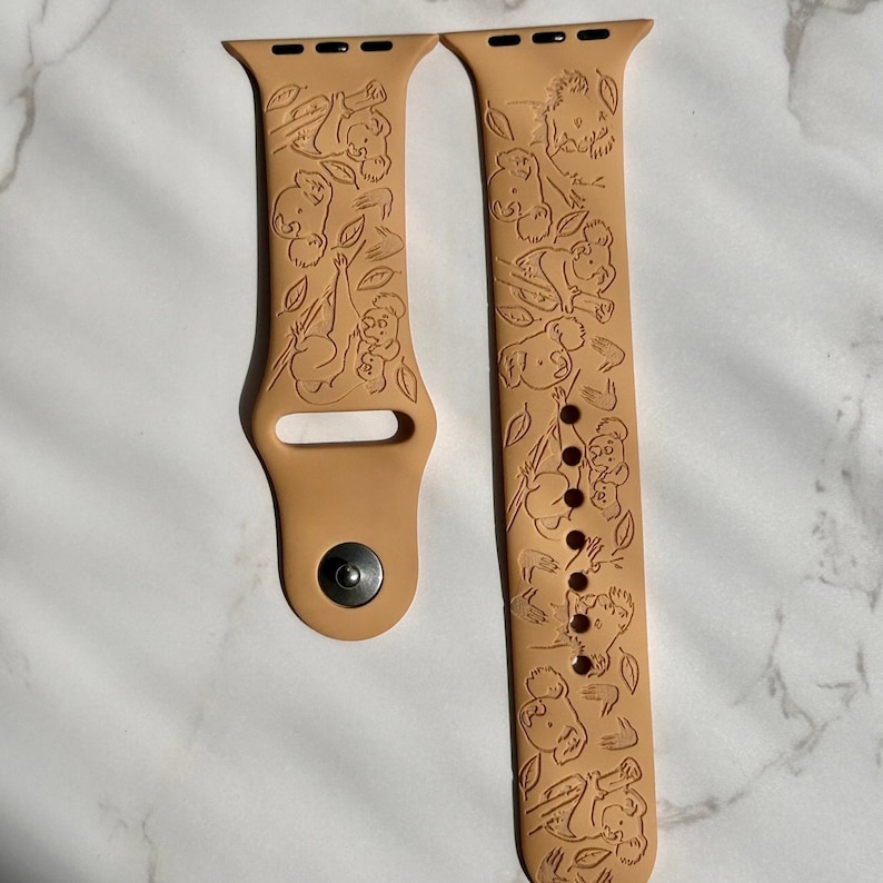 Laser Engraved Koala Apple Watch Band - Etsy