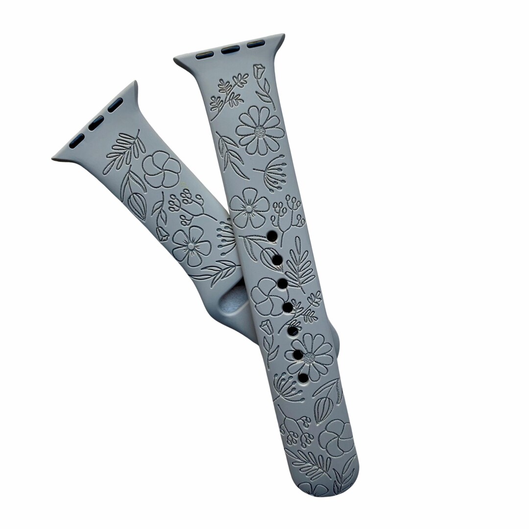 Mini Floral Watchband, Smart Watch, Floral Design Band, Summer Flowers ...