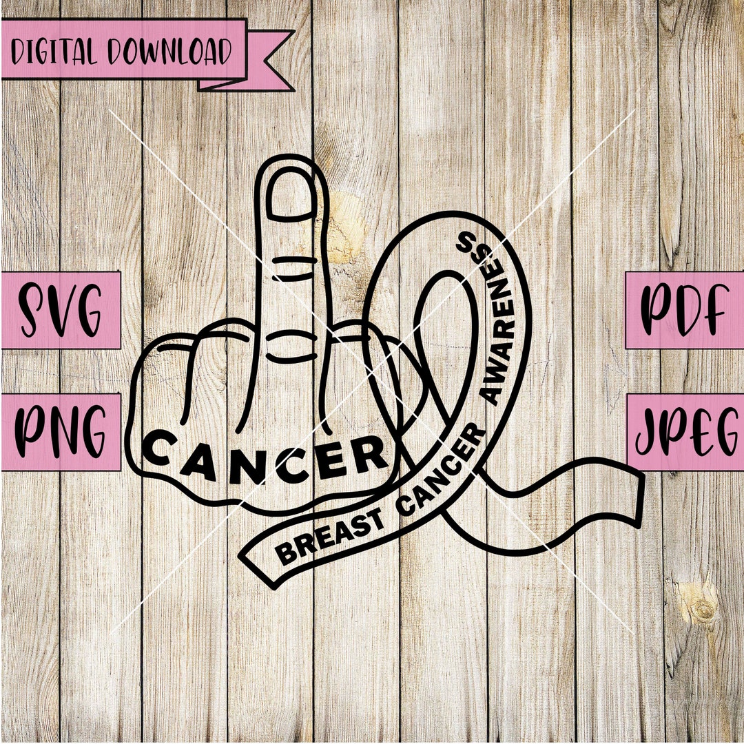 Breast Cancer Svg, Cancer Svg, Cancer Awareness, Breast Cancer Decal ...