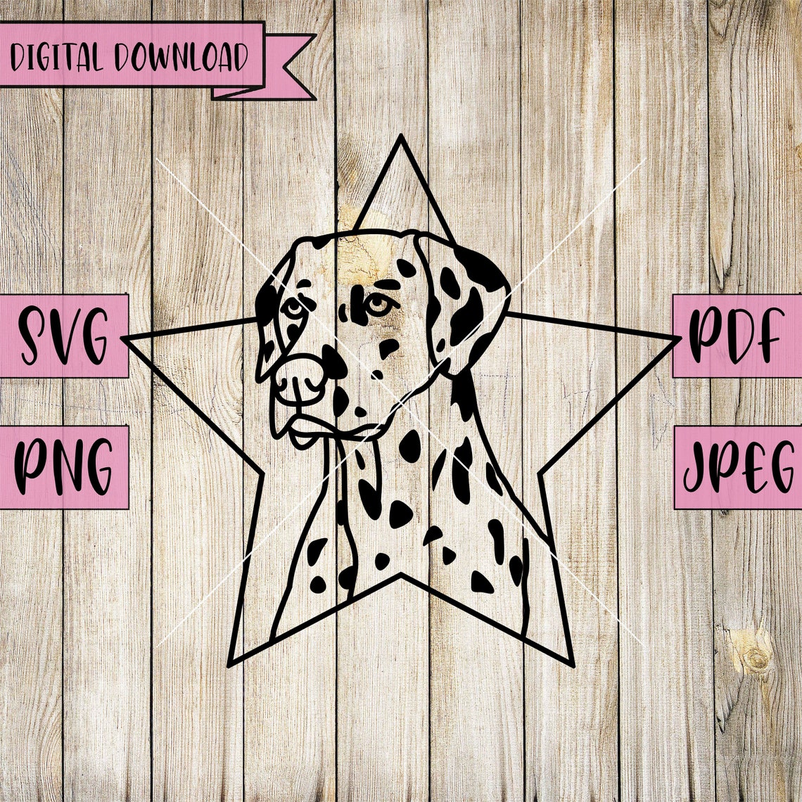 Dalmatian Svg Dalmatian Clipart Dog Svg Dog Mom Svg - Etsy