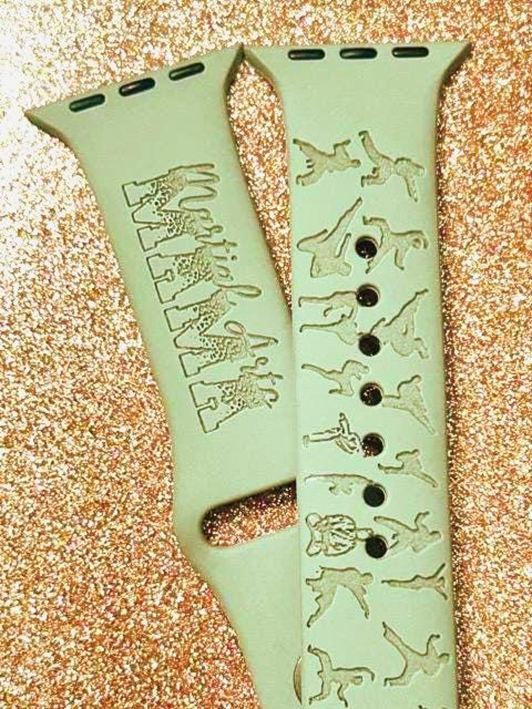 Laser Engraved Martial Arts Apple Watch Band | Karate Mom Gift - Etsy