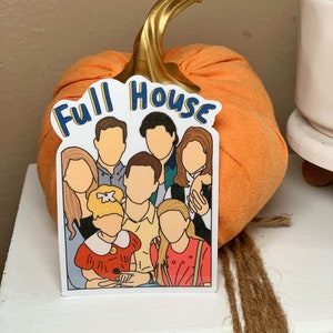 Full House, Family Tv, 90’s Sitcom, Childhood Memories - Etsy