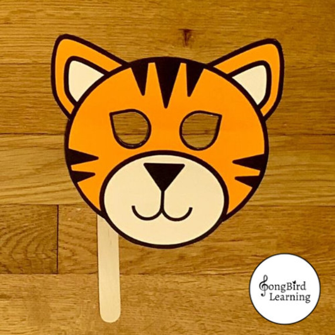 Printable Jungle Animal Party Masks- Panda, Tiger, Jaguar, Monkey, DIY ...
