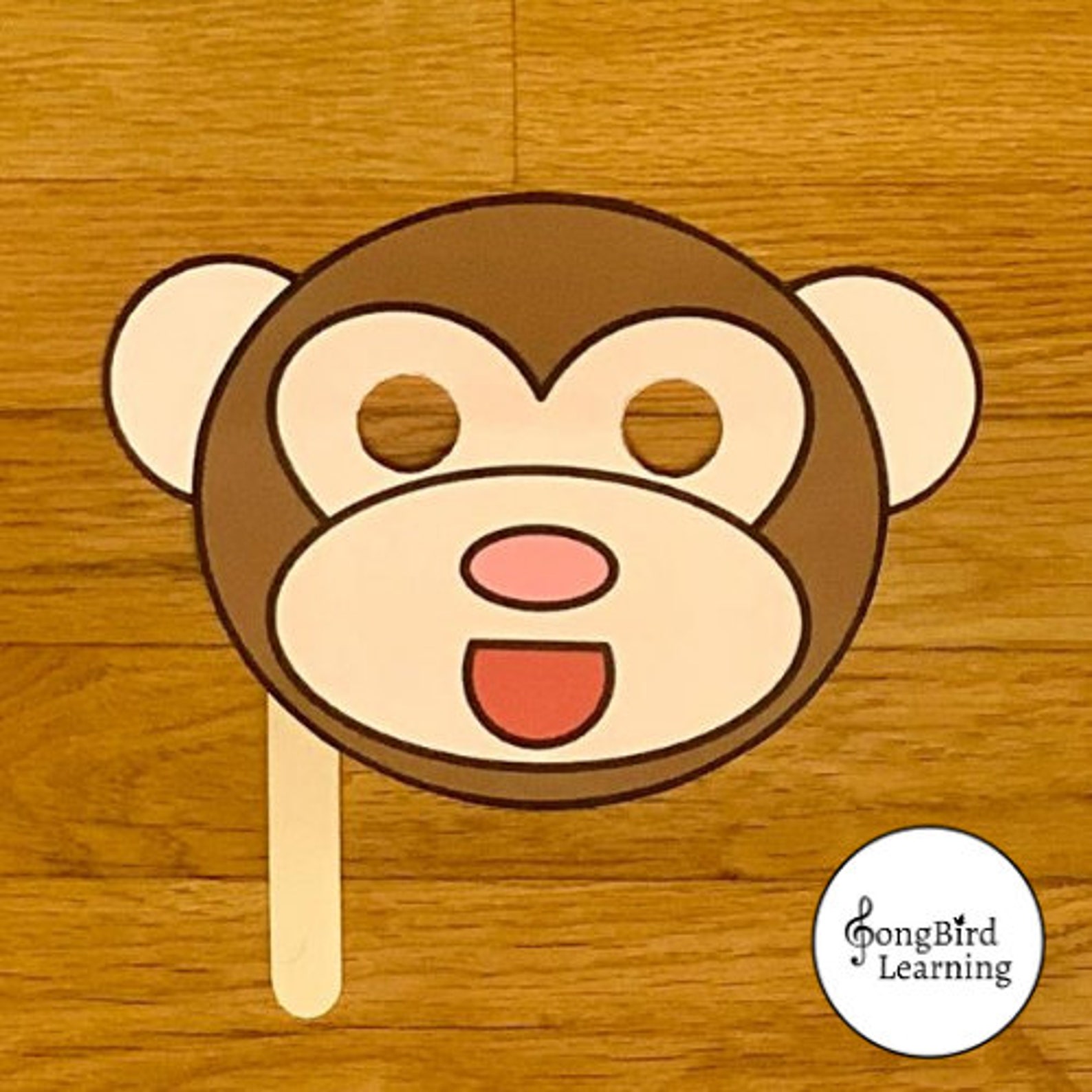 Printable Jungle Animal Party Masks- Panda, Tiger, Jaguar, Monkey, DIY ...