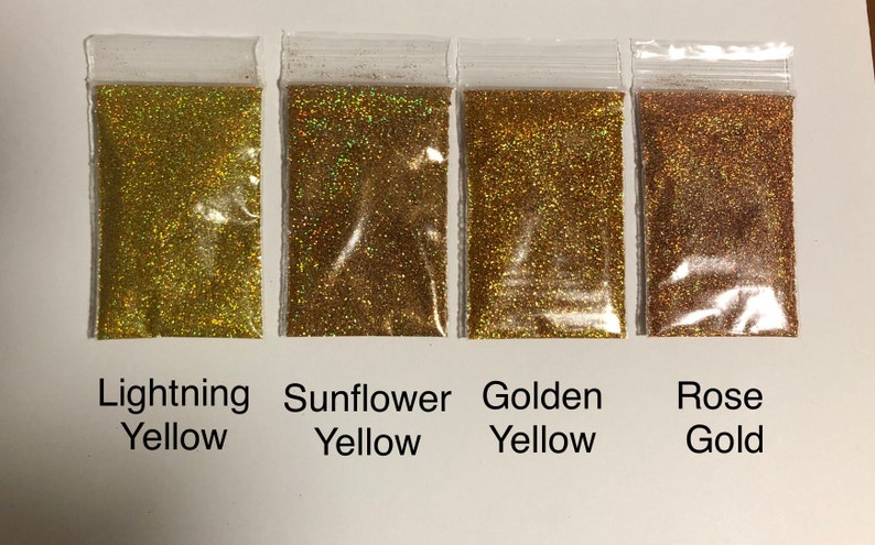Fine Rainbow Holographic Glitter Mix Packs you pick the | Etsy