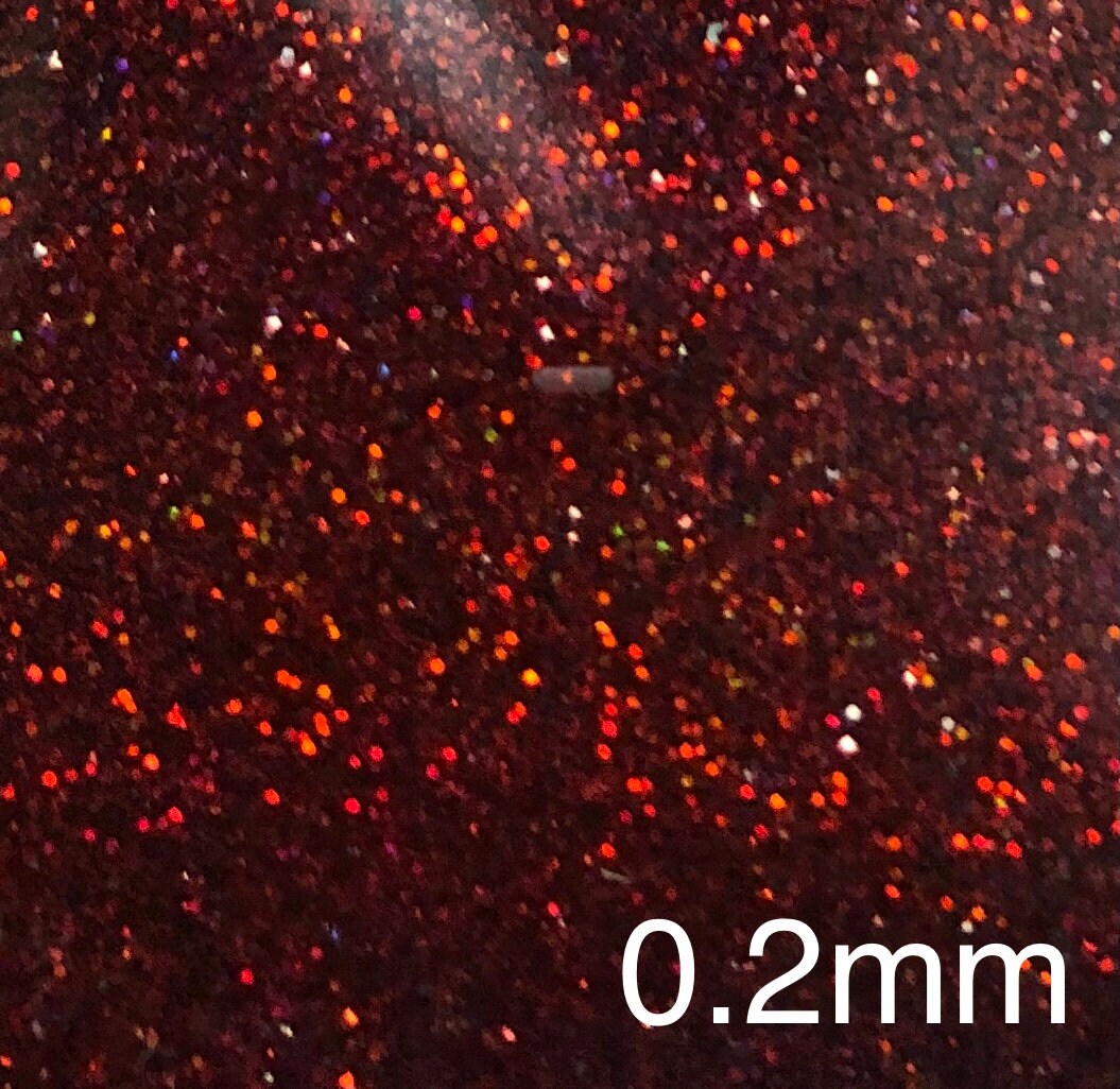Single Size Red Holographic Glitter One Size Glitter | Etsy