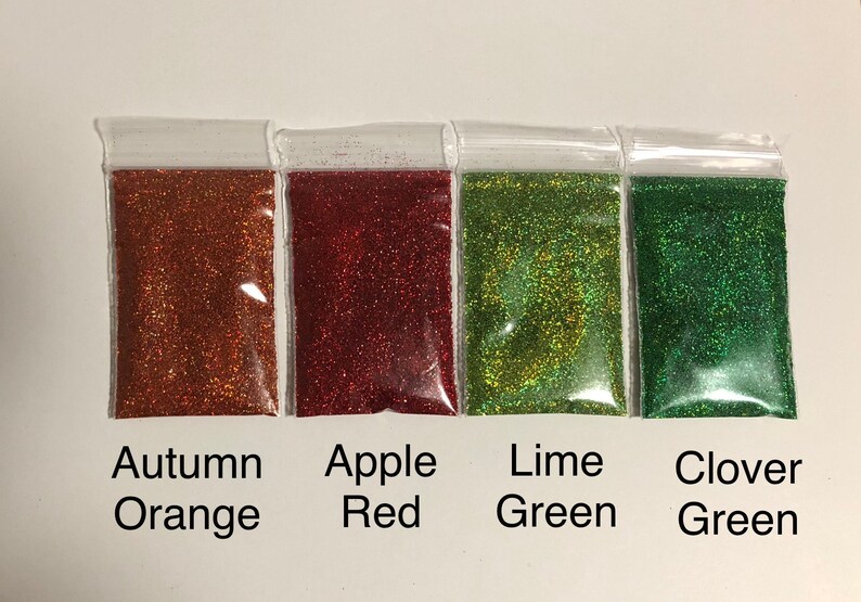 Fine Rainbow Holographic Glitter Mix Packs you pick the | Etsy
