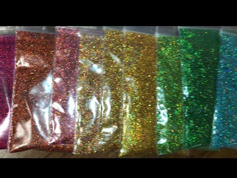 Fine Rainbow Holographic Glitter Mix Packs You Pick the - Etsy