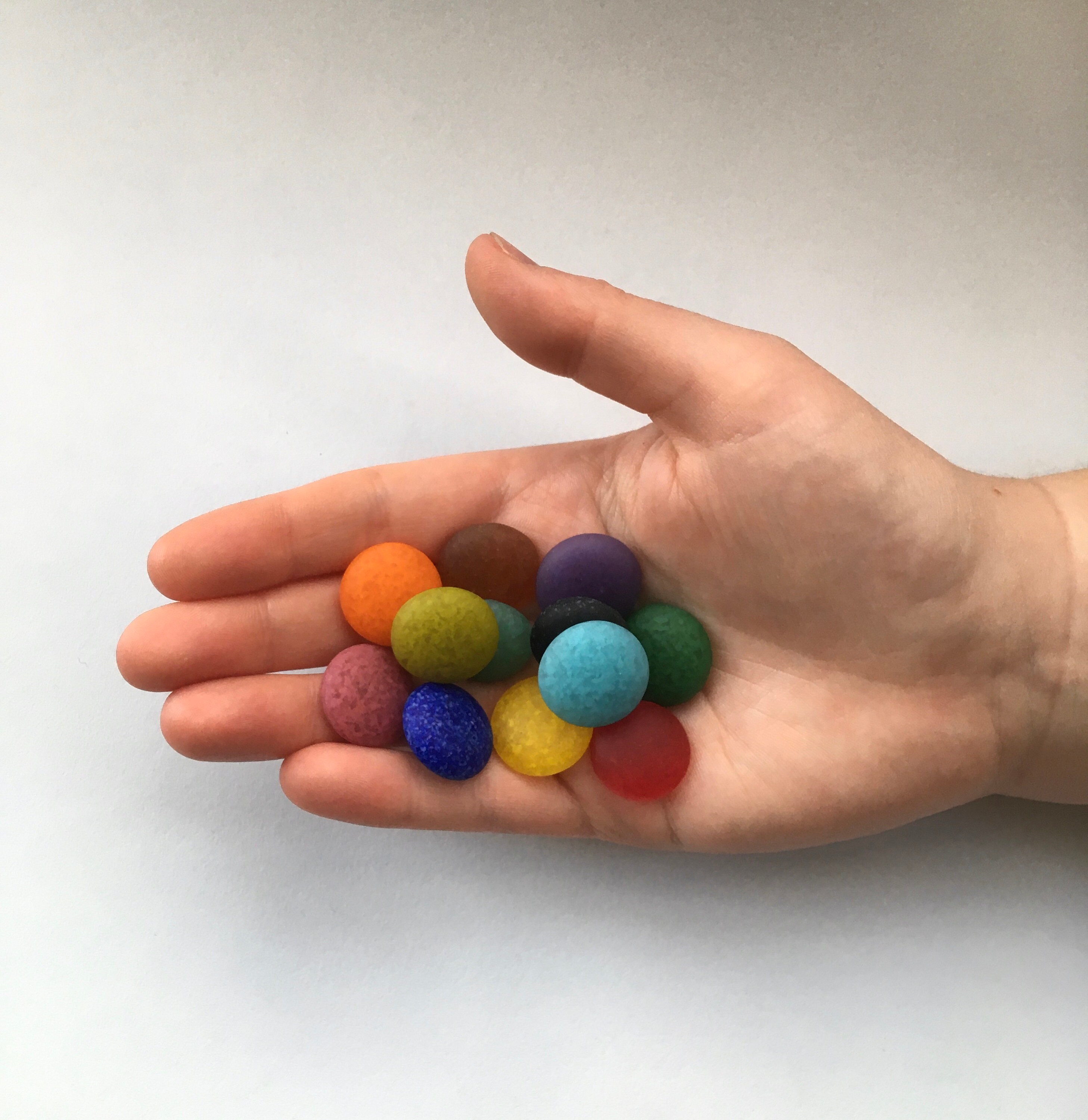 2 Glass Memory Pebbles Made to Commission. Individually Made - Etsy