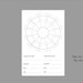 Blank Bi-wheel Chart | Astrology Chart | Simple Biwheel Chart ...