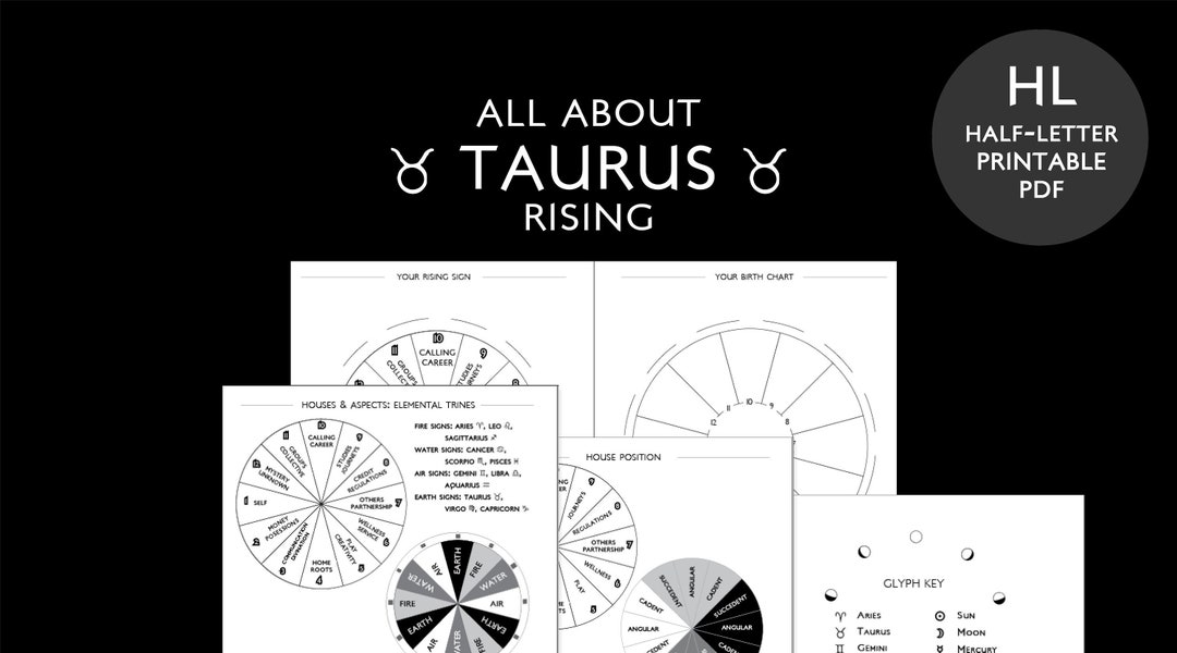 Taurus Rising Astrology | Rising Sign Meaning | Birth Chart Meaning ...