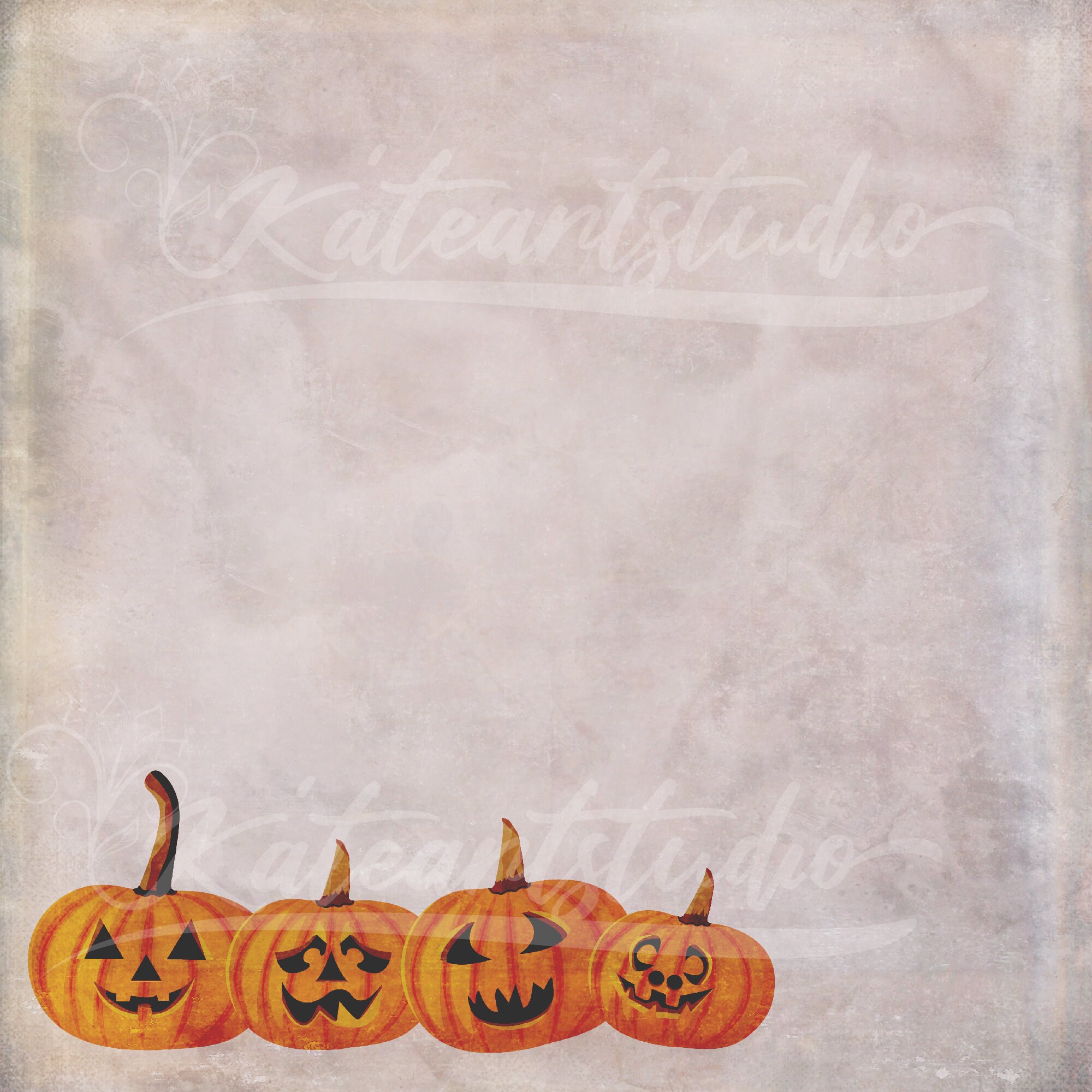 Vintage Halloween Printable Note Paper, Halloween Background, Autumn ...