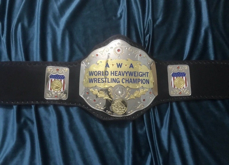 AWA World Heavyweight Wrestling Championship Belt Replica | Etsy
