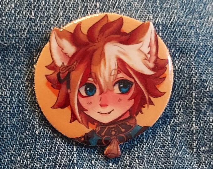 Genshin Impact Handmade Pin Gorou - Etsy