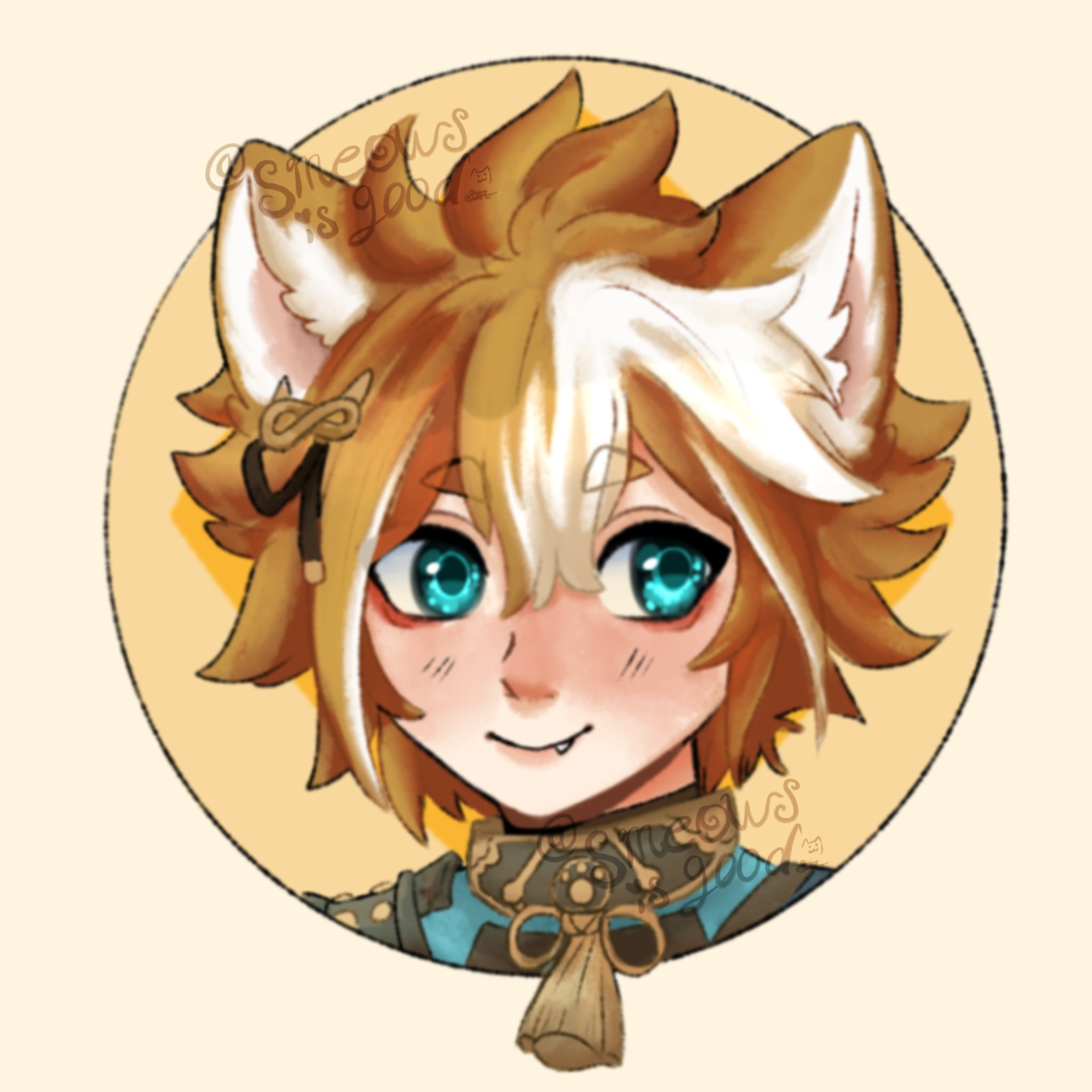 Genshin Impact Handmade Pin Gorou - Etsy