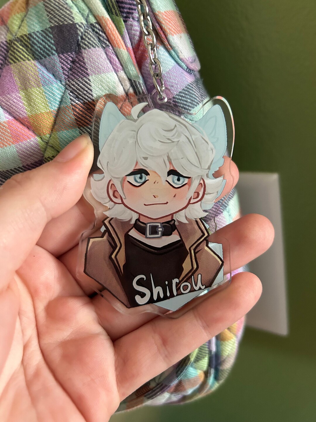 Shiro Oggamii Brand Newest Anime Keychain Fan Made - Etsy