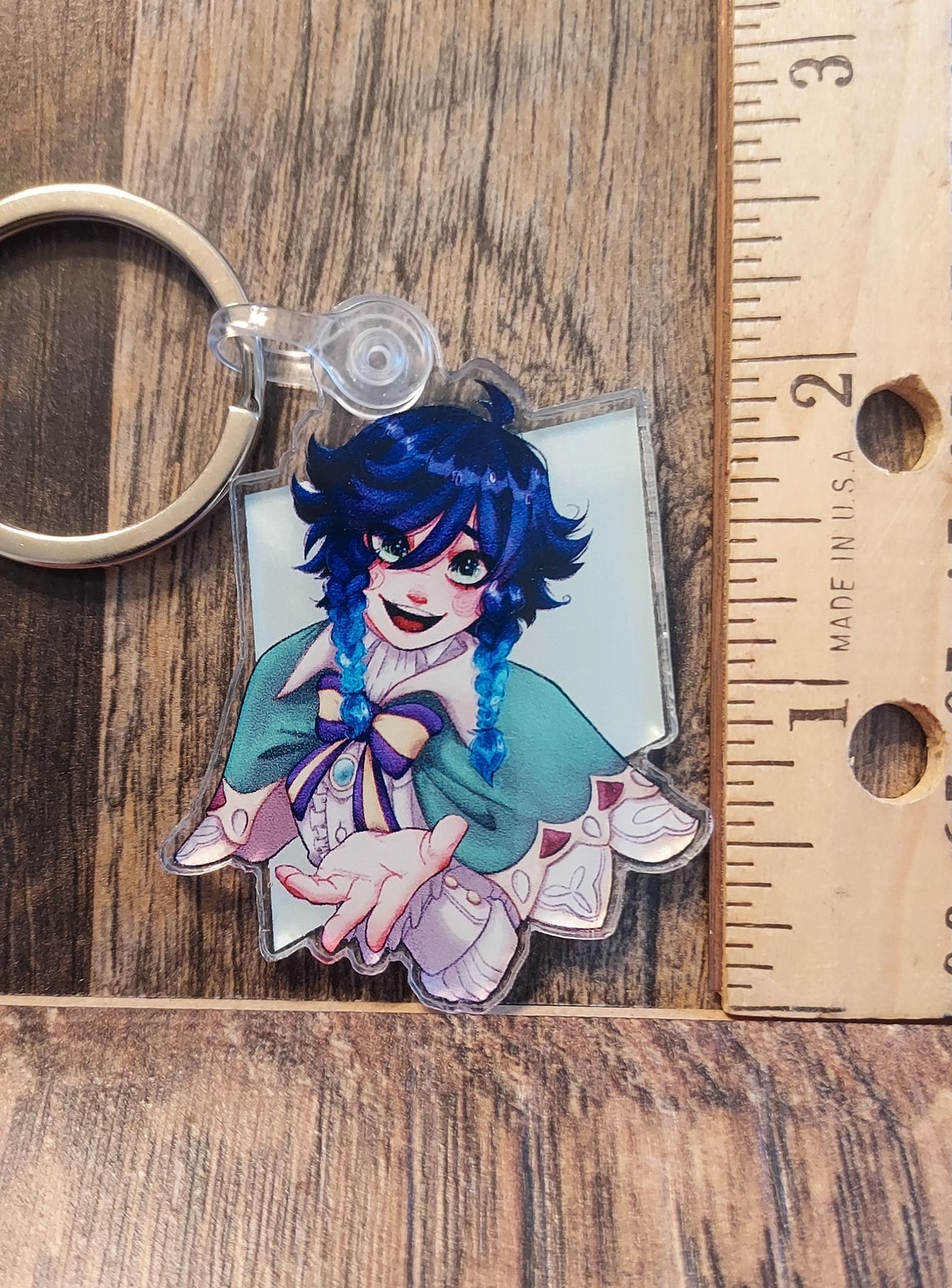 Genshin Impact Keychain Venti - Etsy