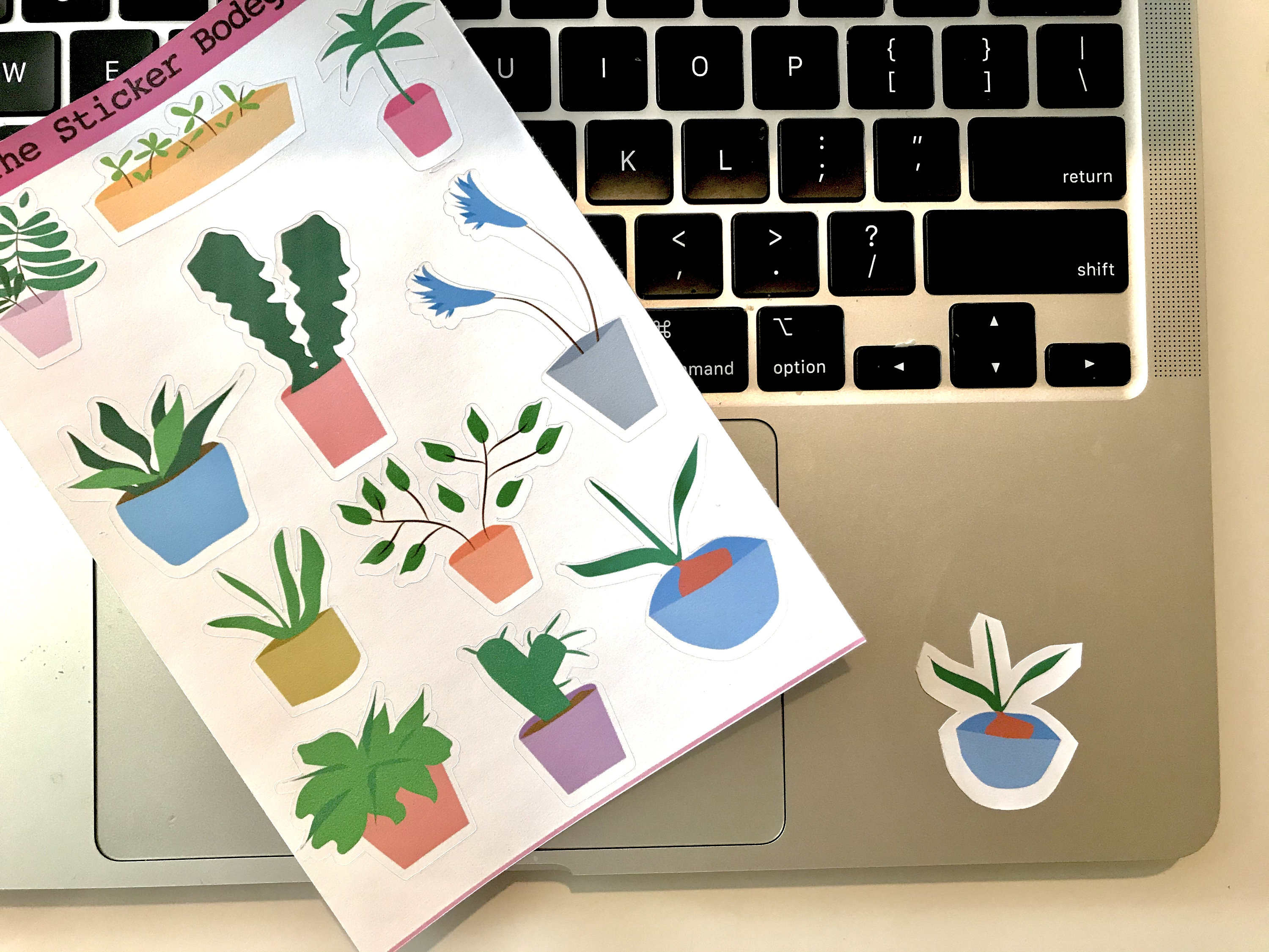 Printable Plant Stickers Sheet Bullet Journal Stickers - Etsy