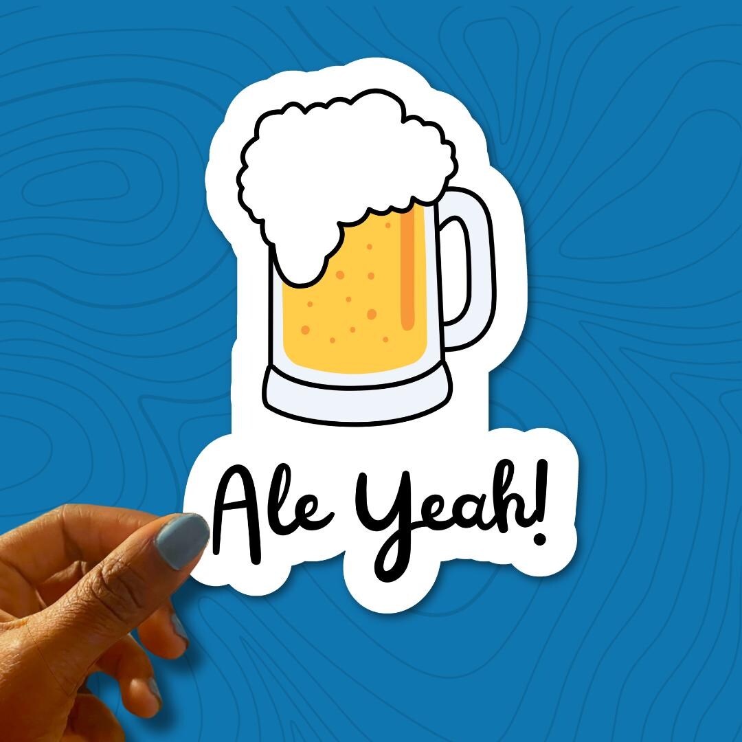 Funny Beer Sticker for Beer Lovers, Drinks Stickers, Laptop Sticker ...