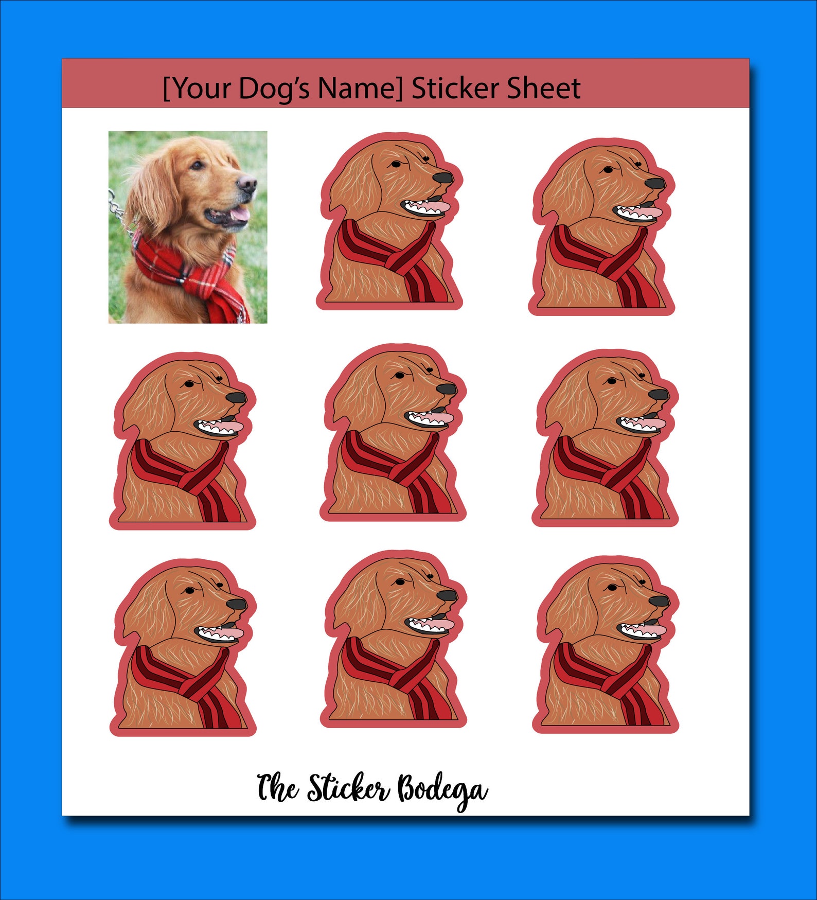 Custom Dog Stickers Animal Lovers Pet Stickers Pet Moms | Etsy