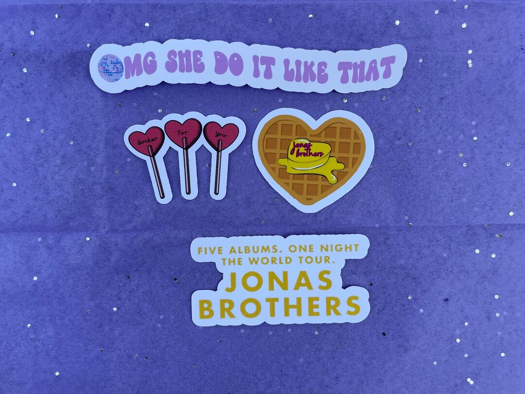 Jonas Brothers Stickers - Etsy