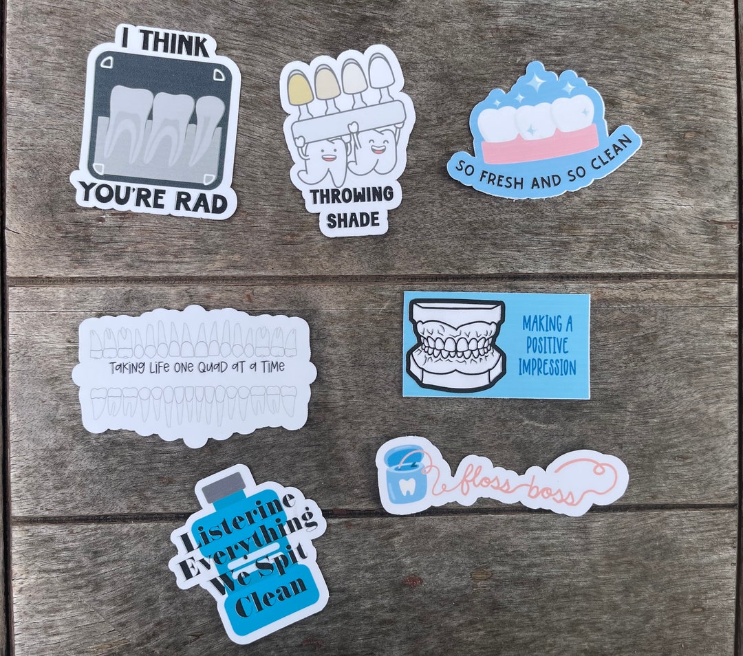 Dental Sticker Pack 5 - Etsy