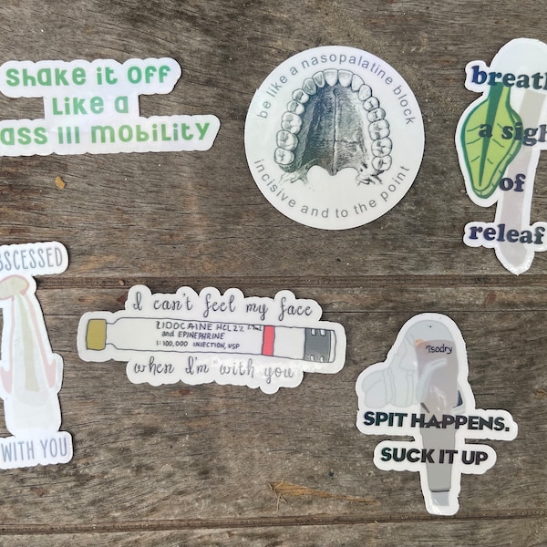 Aesthetic dental stickers - Etsy.de