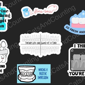 Dental Sticker Pack 5 - Etsy
