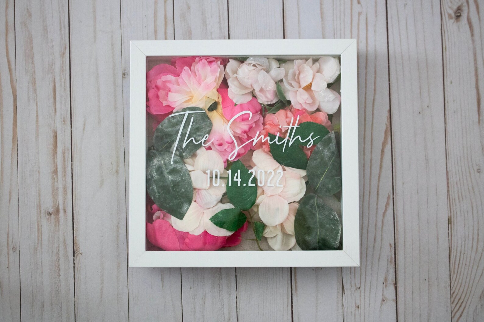 Personalized Wedding Bouquet Shadow Box Personalized Wedding - Etsy