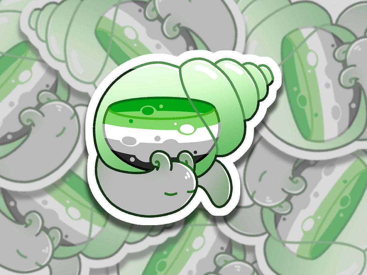 Pride Snail Vinyl Stickers LGBTQ Flag Snails - Etsy