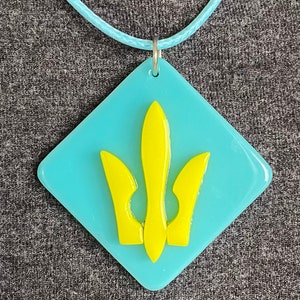 Ukrainian Trident Tryzub Stained Glass - Etsy