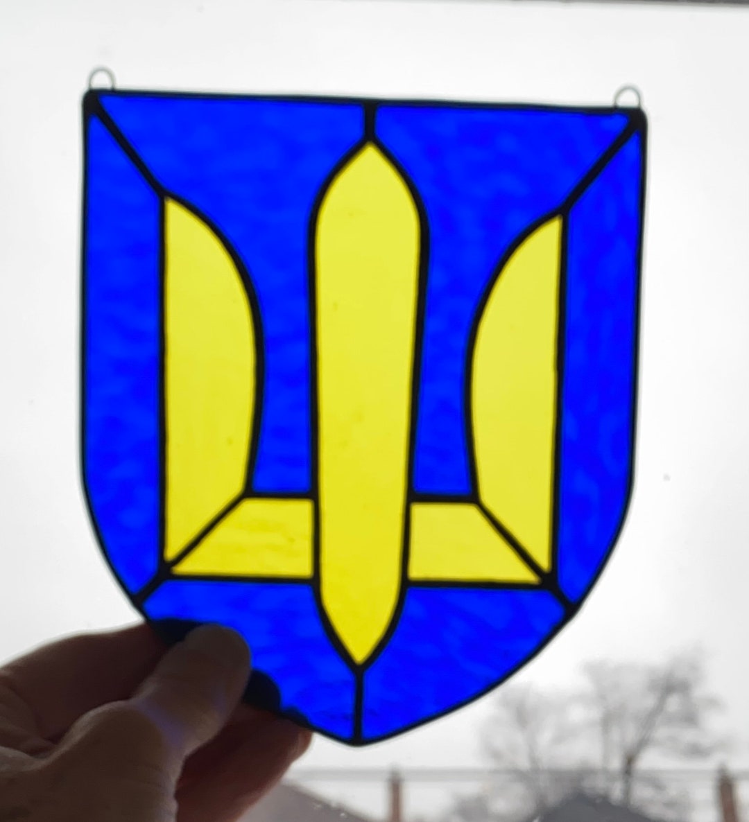 Ukraine Armed Forces Tryzub Trident Arm Chevron Patch Stained Glass - Etsy