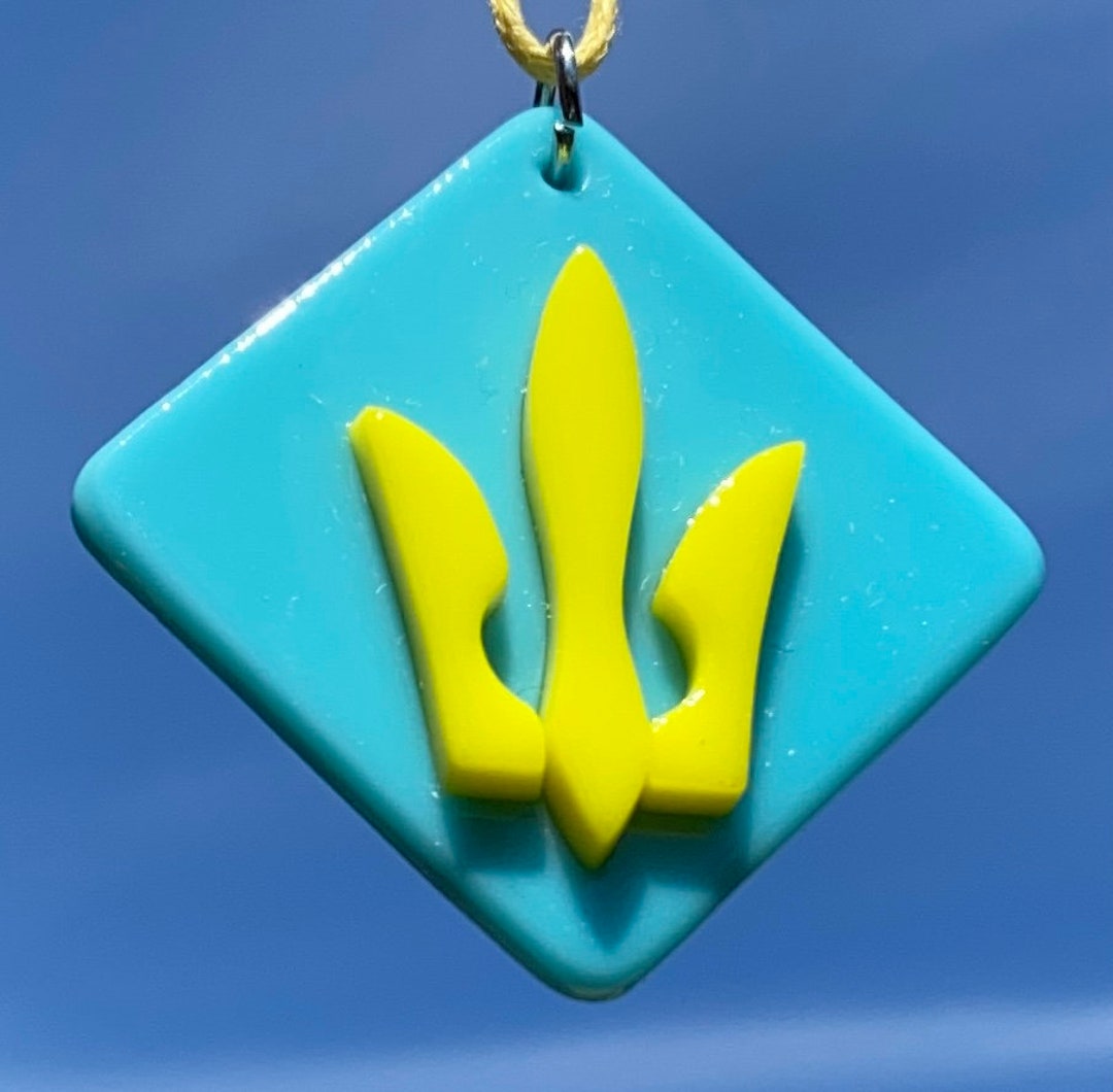 Ukrainian Tryzub Trident Pendants - Etsy
