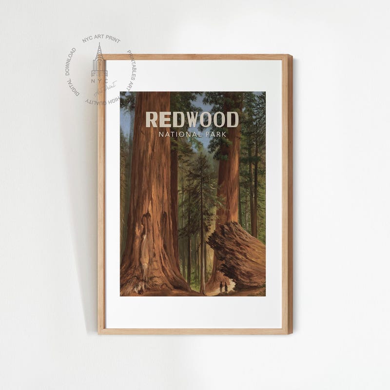 Redwood Print - Etsy