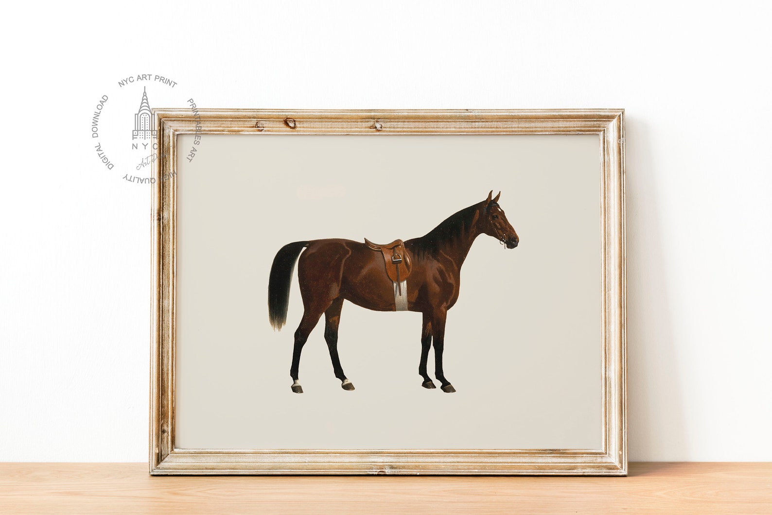 Vintage Horse Gallery Wall Set of 9, Horse Prints, Vintage Horse ...