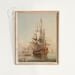 Vintage Warship Wall Art Set of 12, Sailing Ship Prints, Nautical ...
