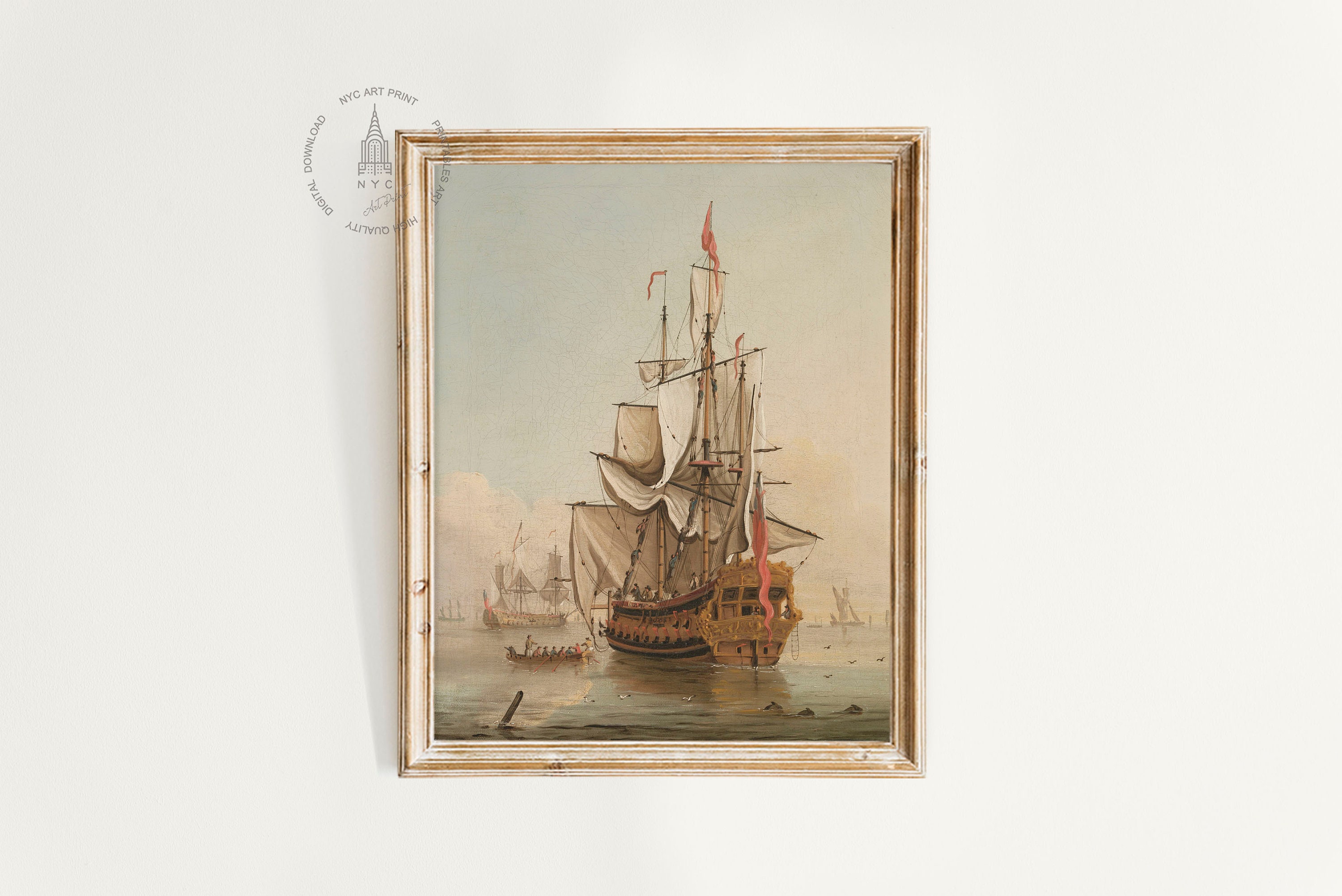 Vintage Warship Wall Art Set of 12 Sailing Ship Prints - Etsy Australia