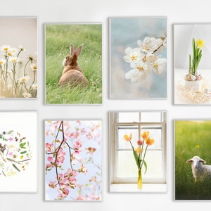Spring Gallery Wall Set of 32, Spring Poster, Spring Wall Art, Spring ...