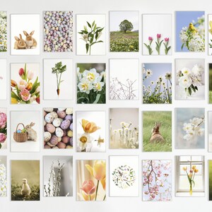 Spring Gallery Wall Set of 32, Spring Poster, Spring Wall Art, Spring ...