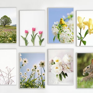 Spring Gallery Wall Set of 32, Spring Poster, Spring Wall Art, Spring ...