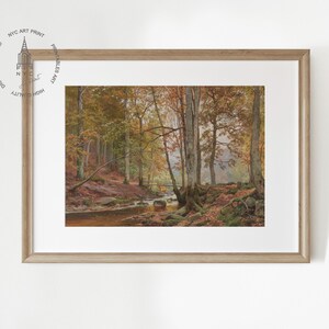 Vintage Autumn Printable Wall Art, Fall Landscape Wall Art, Fall Decor ...