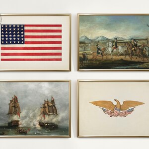 Vintage 4th of July Gallery Wall Print Set of 12, American Decor ...