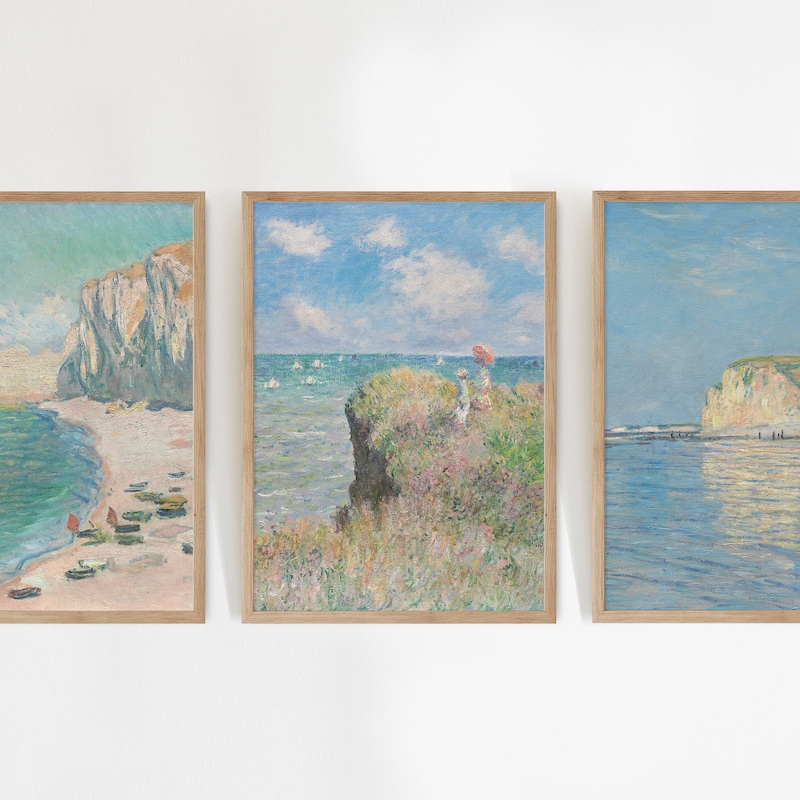 Monet Seascape Paintings - Etsy