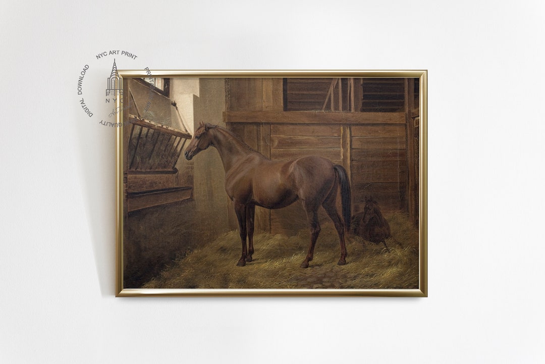 Vintage Horse Prints, Horse Painting, Equestrian Wall Art, Horse Decor ...