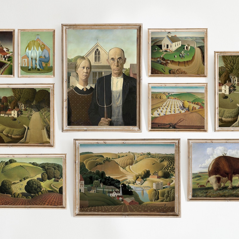 Grant Wood - Etsy