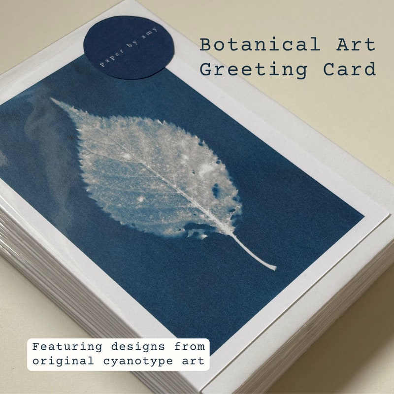 Cyanotype Cards - Etsy UK