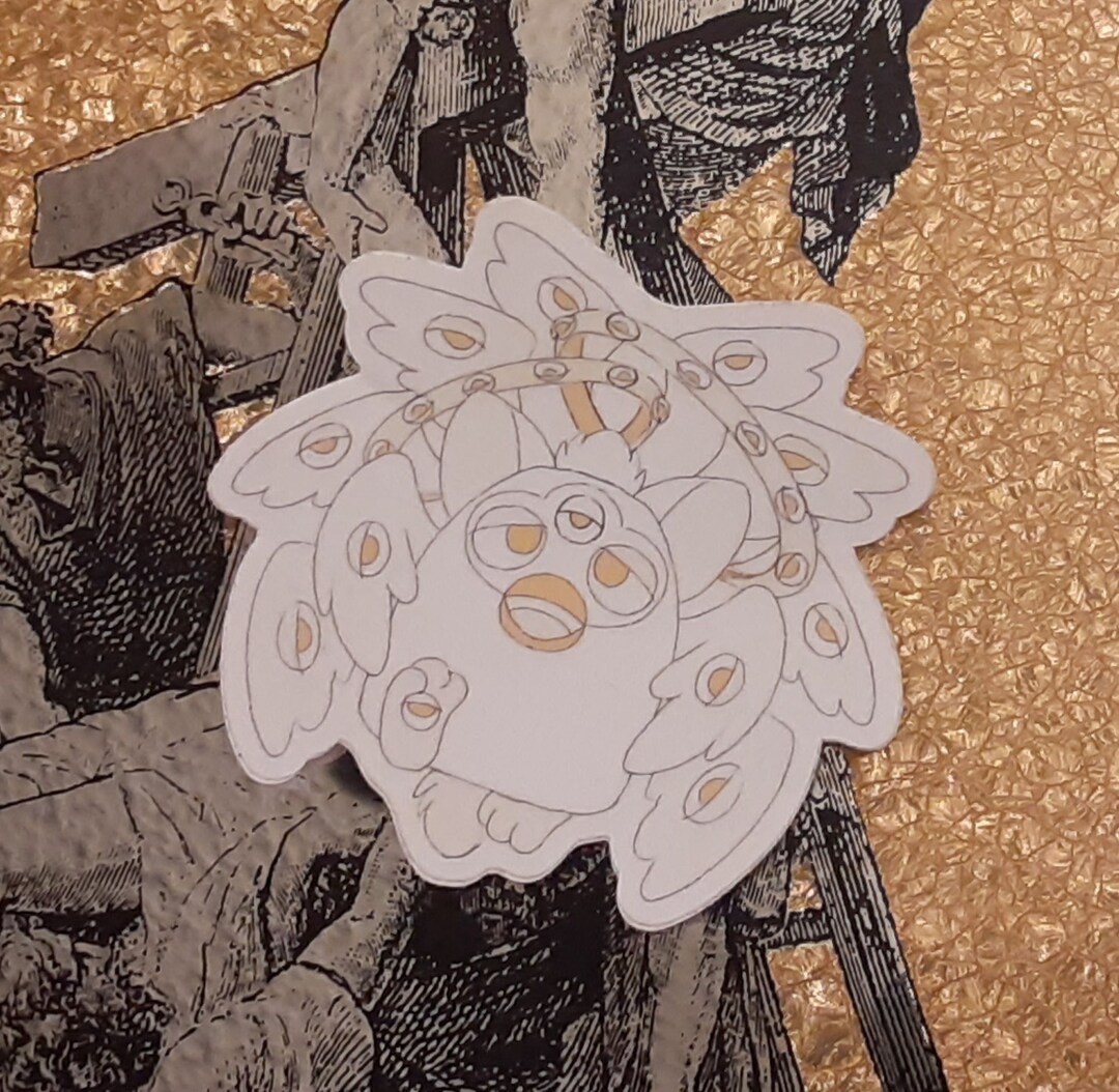 Biblically Accurate Furby Angel 3 Inch Sticker - Etsy